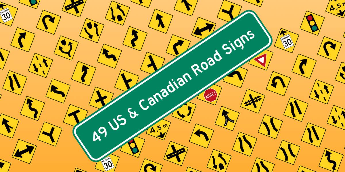 Figma Canadian road signs | UI4Free
