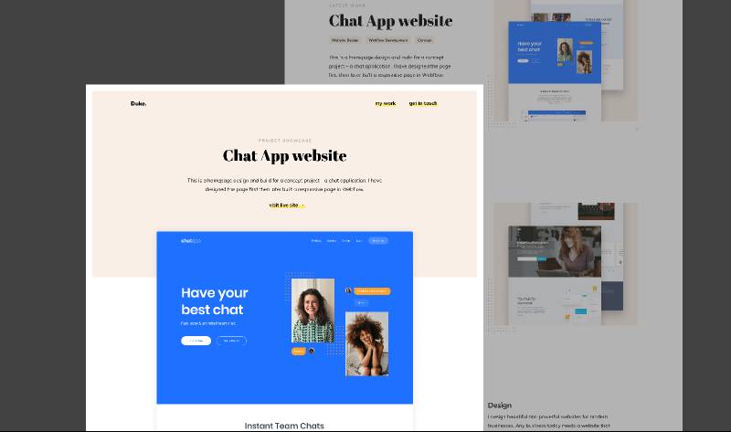 Figma Chat applicatio V2 | UI4Free