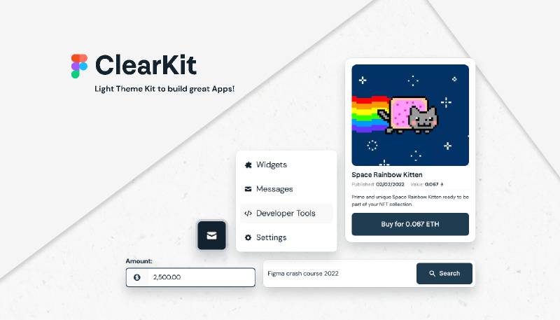 Figma ClearKit Ui Template | UI4Free