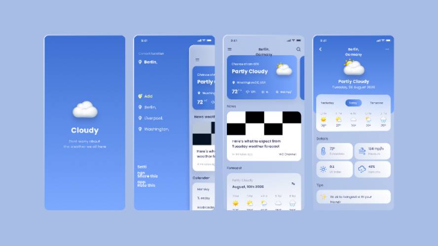 Travel Mobile App Figma Template - Ui4free.com