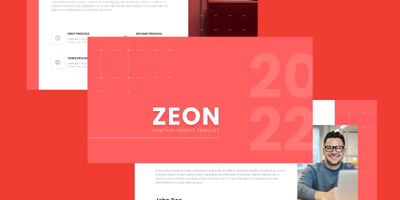 Figma Company Profile Template | UI4Free