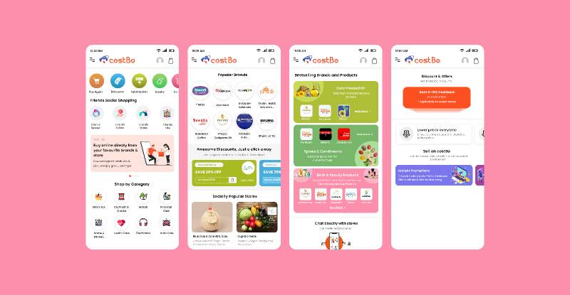 Figma CostBo Baby Mobile Shop App | UI4Free
