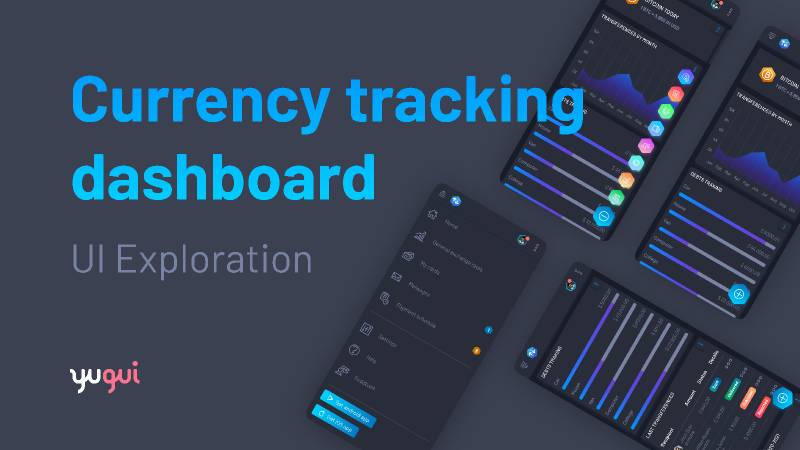 Figma Currency tracking dashboard | UI4Free