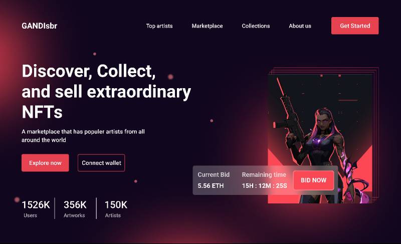 Figma Dashboard Website Game Valorant | UI4Free