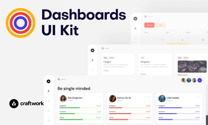 Figma Dashboards UI Kit | UI4Free