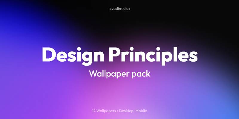 Figma Design Principles Wallpapers Pack | UI4Free