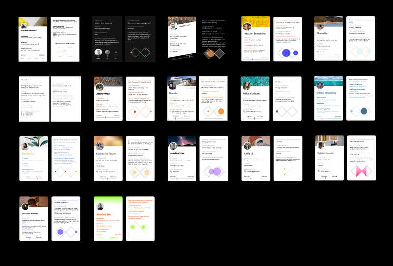 Figma Design Team Trading Cards - Ui4free.com