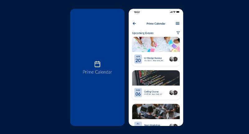 Figma Event Listing Mobile App | UI4Free