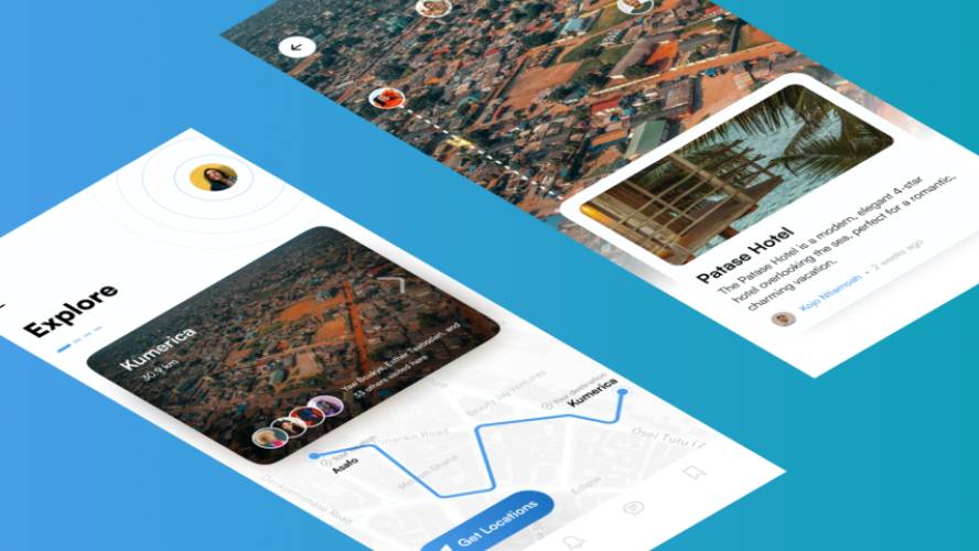 Wallpaper App UI Figma Mobile Template - Ui4free.com