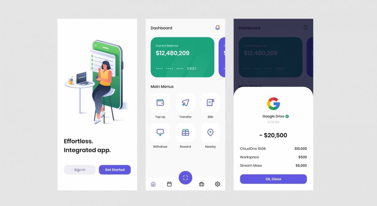 Figma Finansa UI Kit Finance | UI4Free