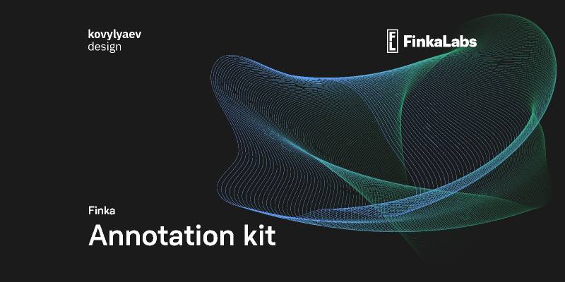 Figma Finka annotation kit | UI4Free