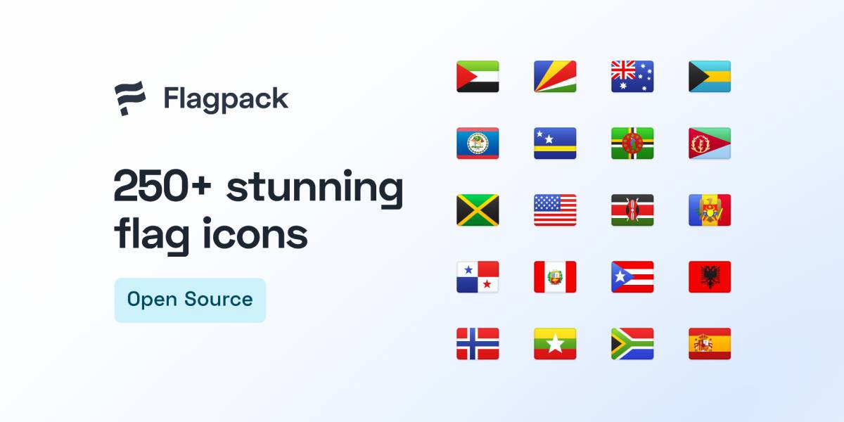 Figma Flagpack — Stunning flag icons for your digital product | UI4Free