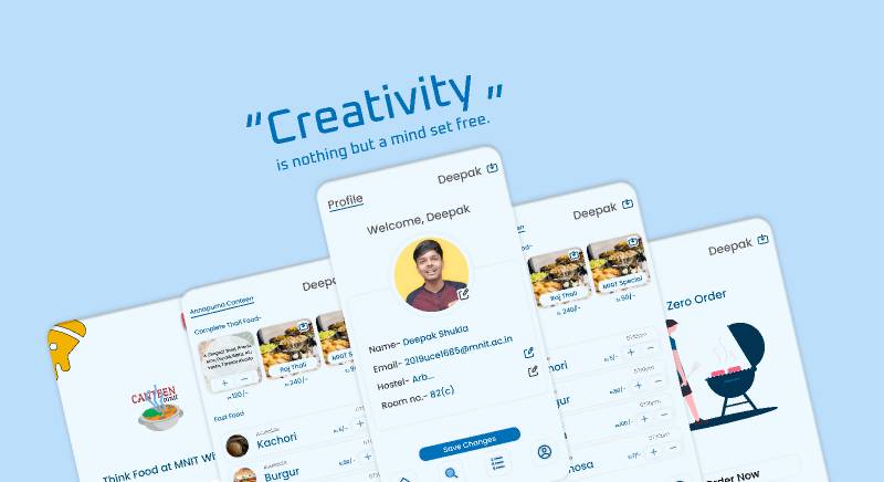 Figma Food Booking App UI | UI4Free