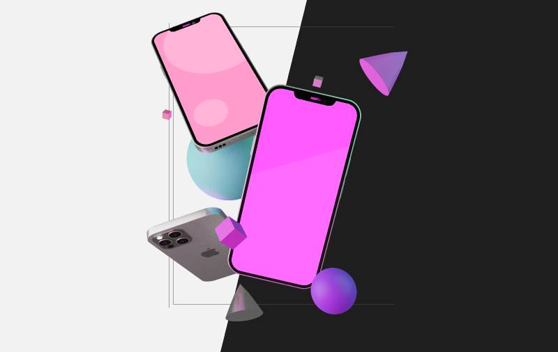 Figma free iPhone 12 Pro Mockup | UI4Free