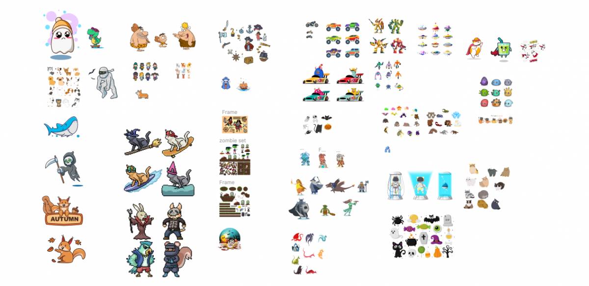 Figma game corner characters Template | UI4Free