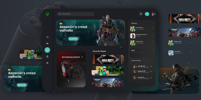Figma Gaming Dashboard Template | UI4Free