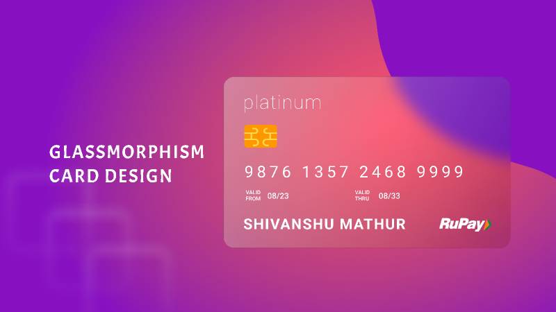 Figma Glassmorphism Card Design | UI4Free