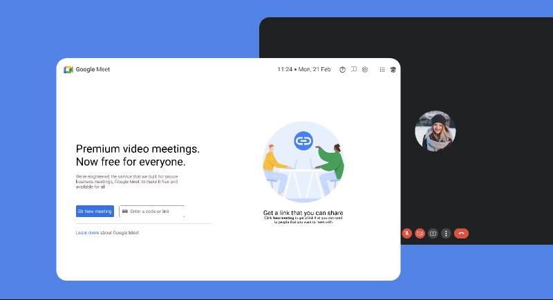 Figma Google Meet Wireframes | UI4Free