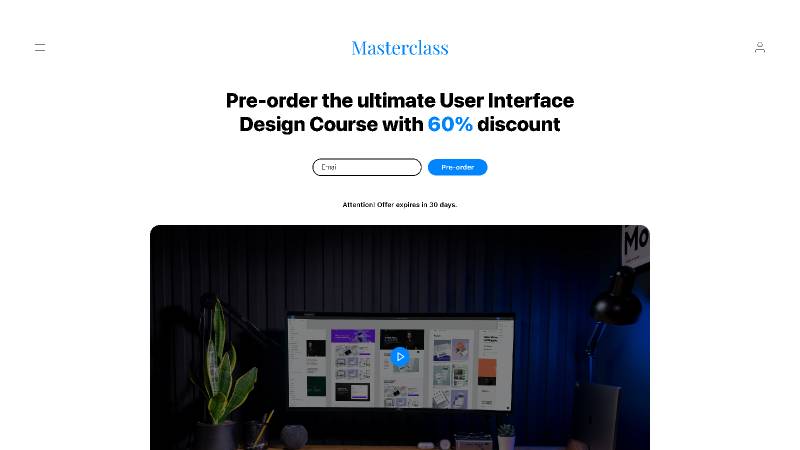 Figma Hero Section Website | UI4Free