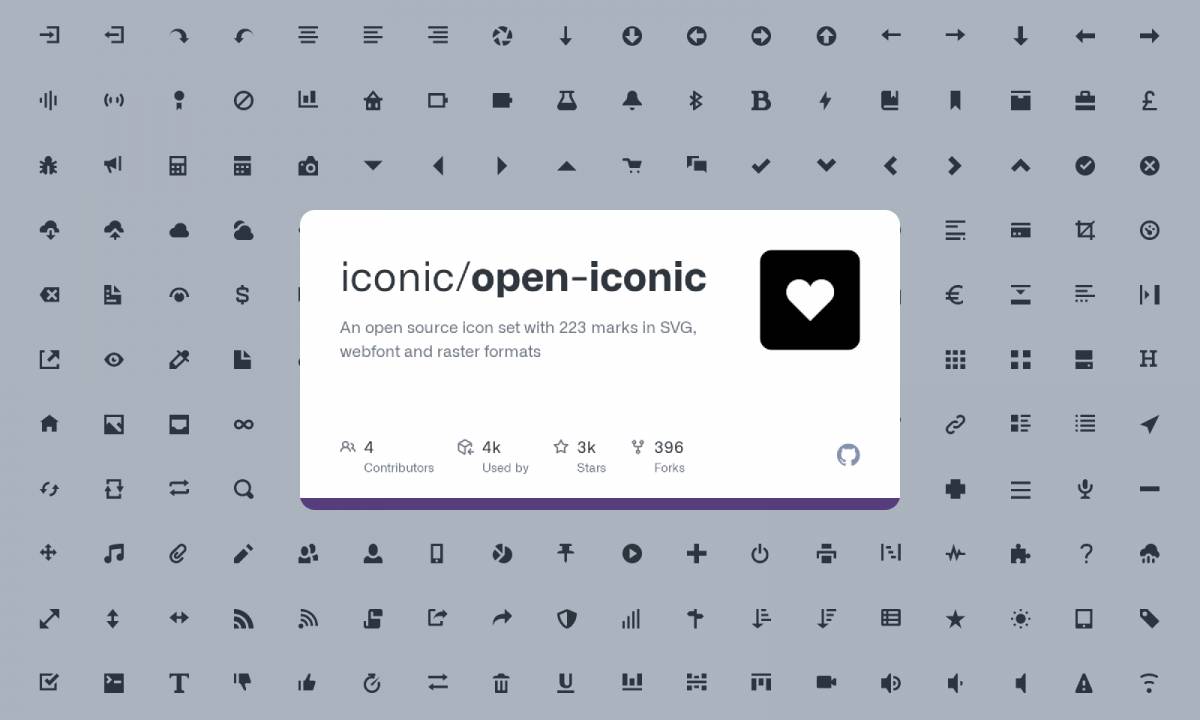 Figma Icon Design System - Open Iconic | UI4Free