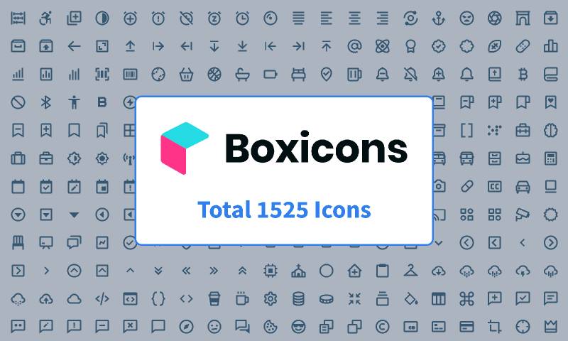 Figma Icon Design System (Boxicons) | UI4Free
