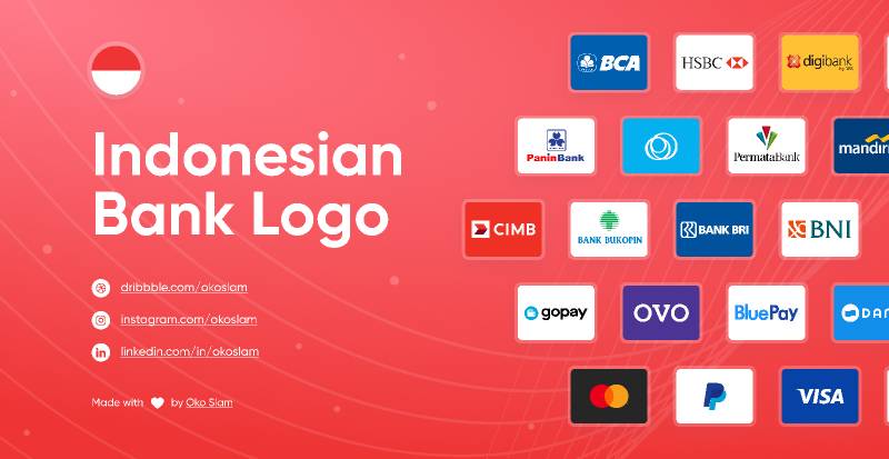 Figma Indonesian Bank Logo | UI4Free