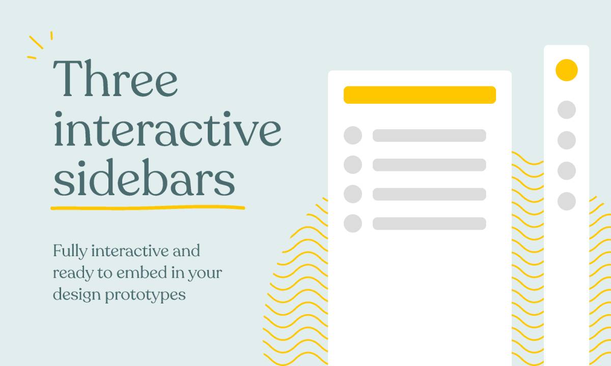 Figma Interactive Sidebars | UI4Free