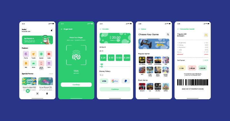 Figma Mega Mobile App Template | UI4Free