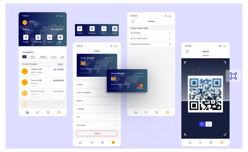 Figma Mobile Bank App | UI4Free