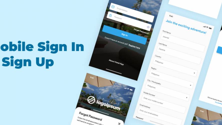 Simple Temperature App Figma Mobile Template - Ui4free.com