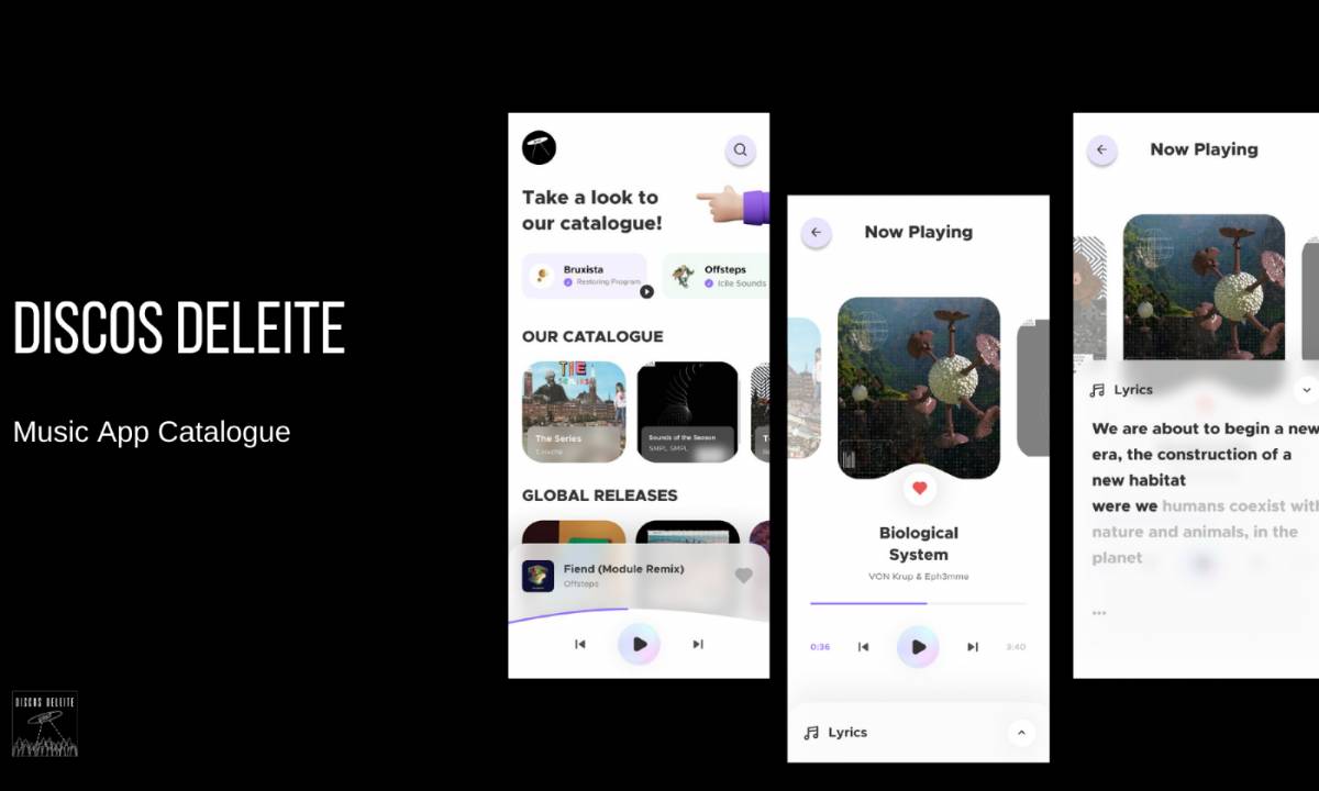 Figma Music App Prototype | UI4Free