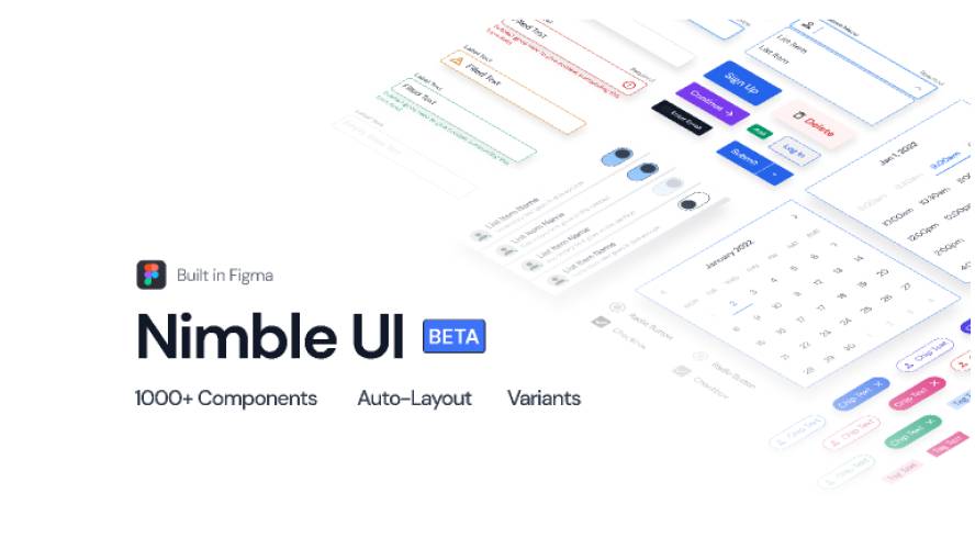 People 3D Avatar Figma Ui Kit - Ui4free.com