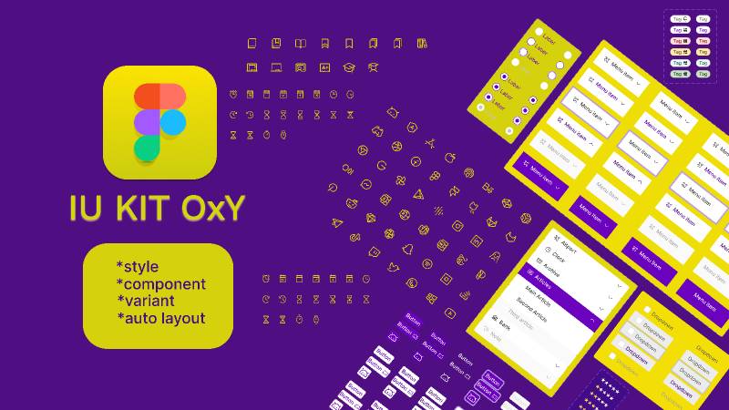 Figma Oxy Ui Kit Figma Template | UI4Free
