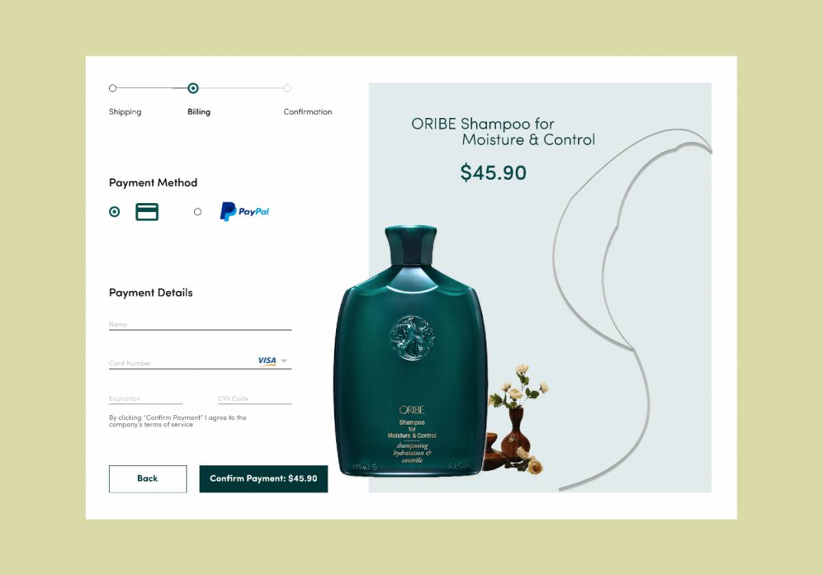 Figma Payment Page Template | UI4Free