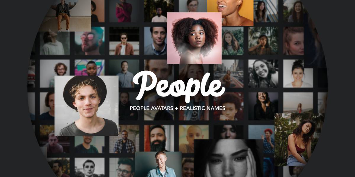 Figma People Avatars Realistic Names Free Download | UI4Free