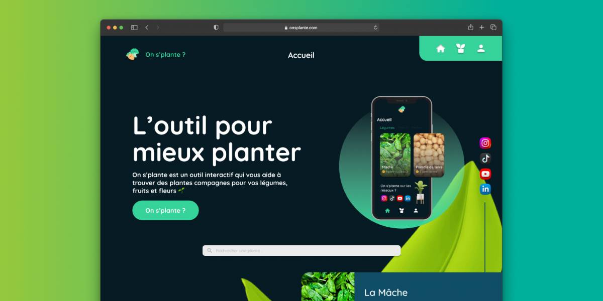 Figma Plant Website and App Template | UI4Free