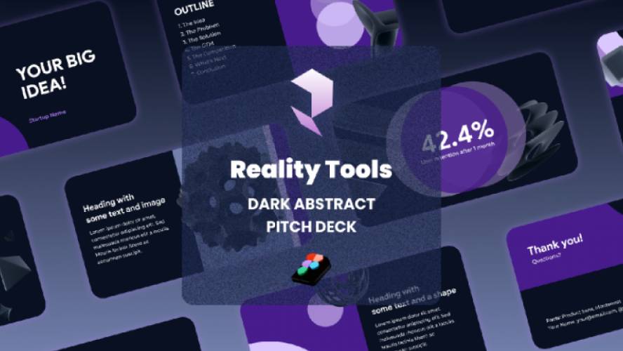 Figma Behance Presentation Template UI/UX Case study - Ui4free.com