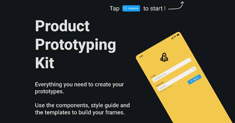Figma Product Prototyping Kit | UI4Free