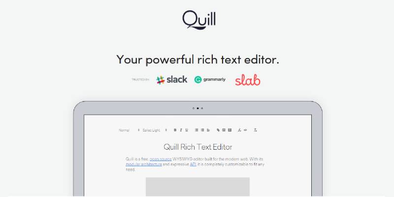 Figma Quill Rich Text Editor | UI4Free