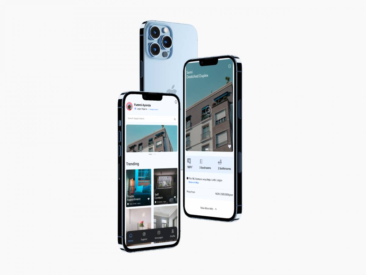 Figma Real Estate Screens App Design Template | UI4Free