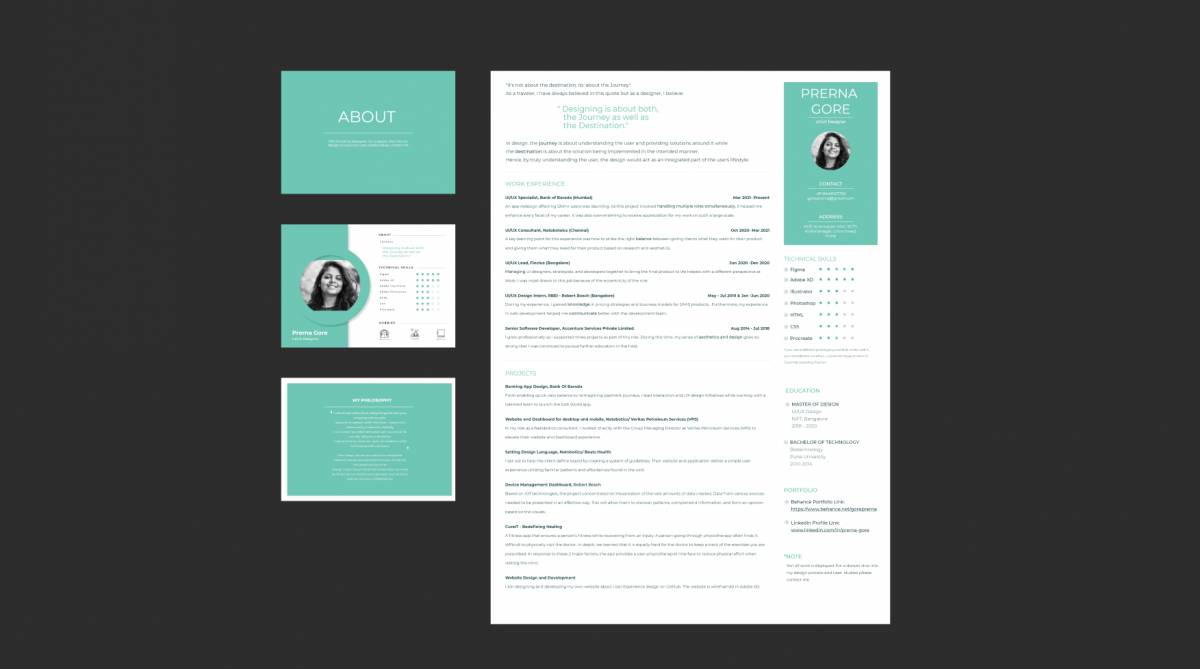 Figma Resume Free Download | UI4Free