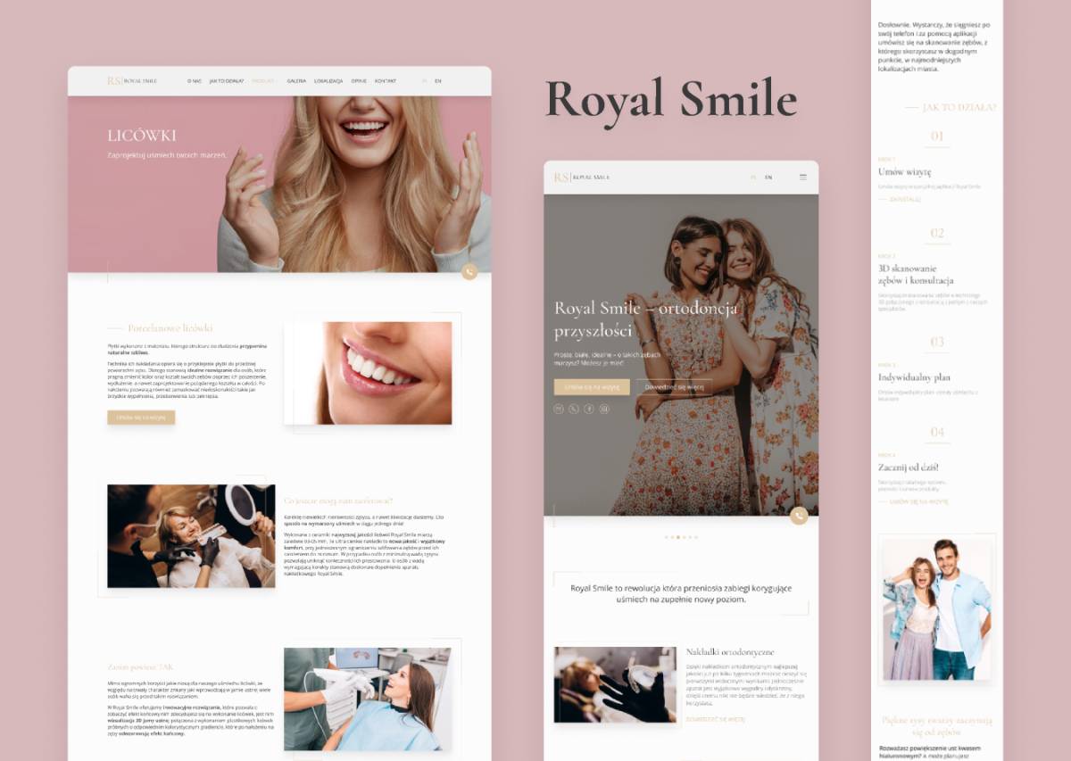 Figma Royal Smile Blog Website Template | UI4Free