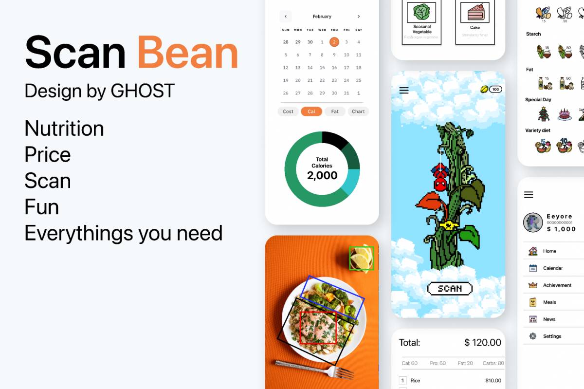 Figma Scan Bean | UI4Free
