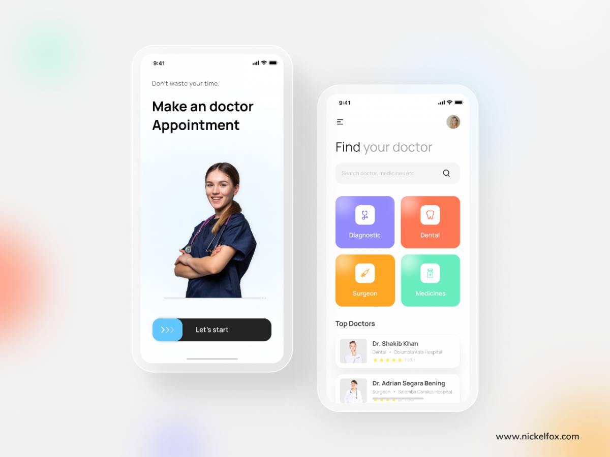 Figma Schedule Doctor's Appointment | UI4Free