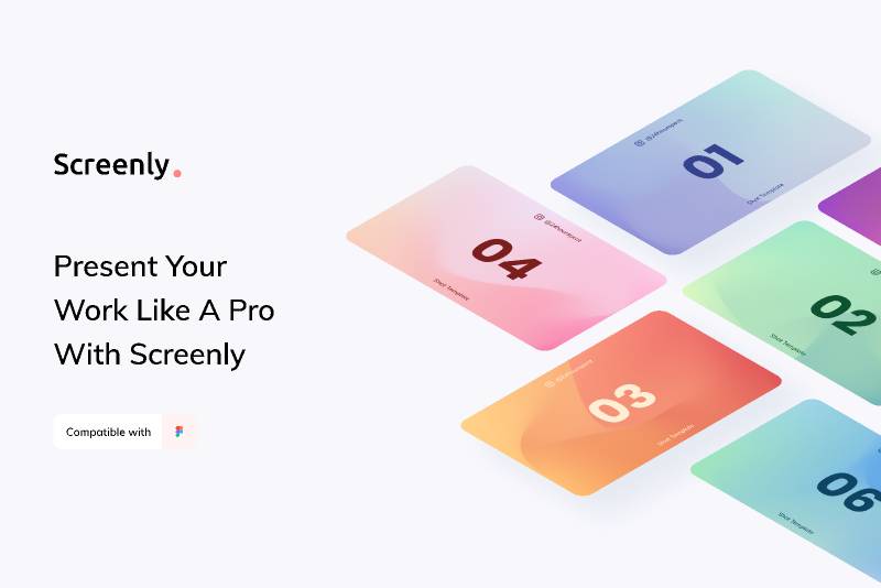 Figma Screenly Shot Template Free Download | UI4Free