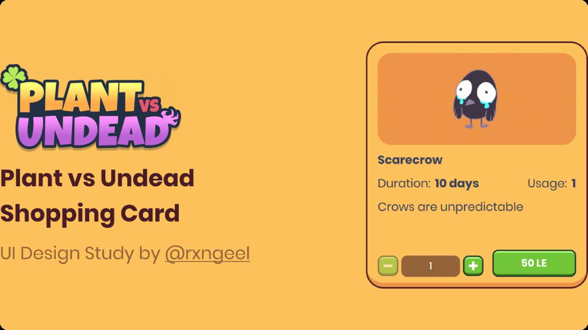 Figma Shopping Card Game Ui | UI4Free