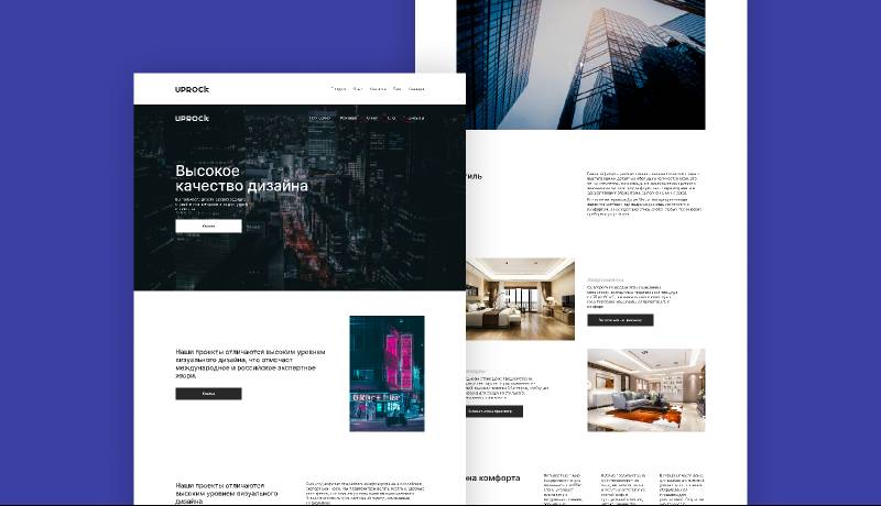 Figma Simple Landing Page Template | UI4Free