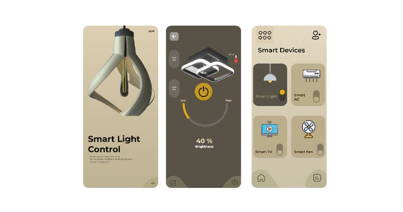Figma Smart Home App | UI4Free