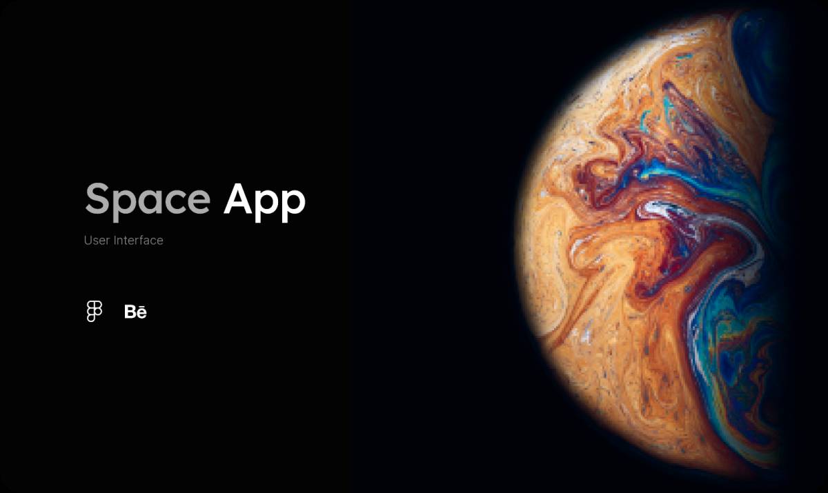 Figma Space App | UI4Free
