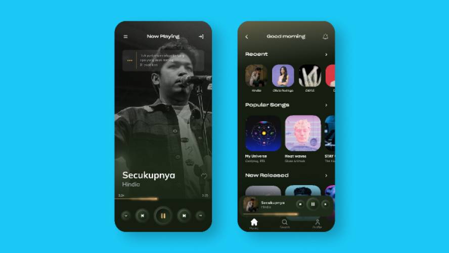 Treasy App Home Screen Figma Template - Ui4free.com